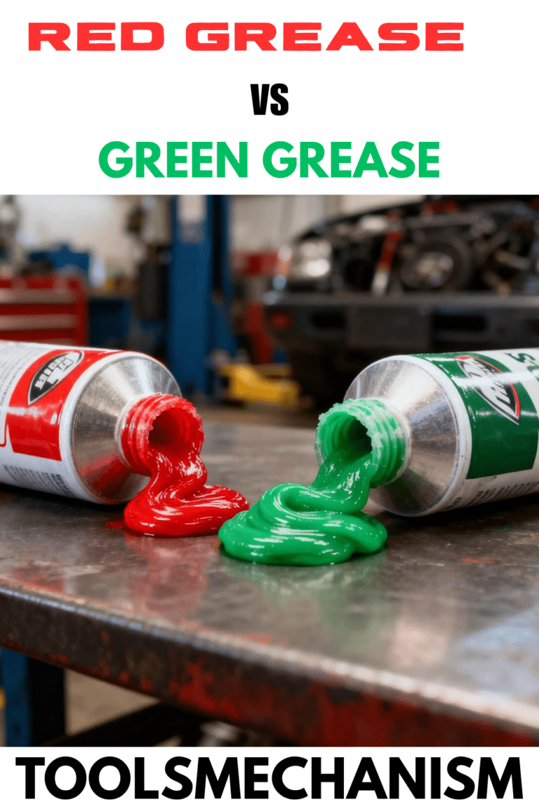 Red Grease vs Green Grease: Easy 5 Key Differences & Usage Guide